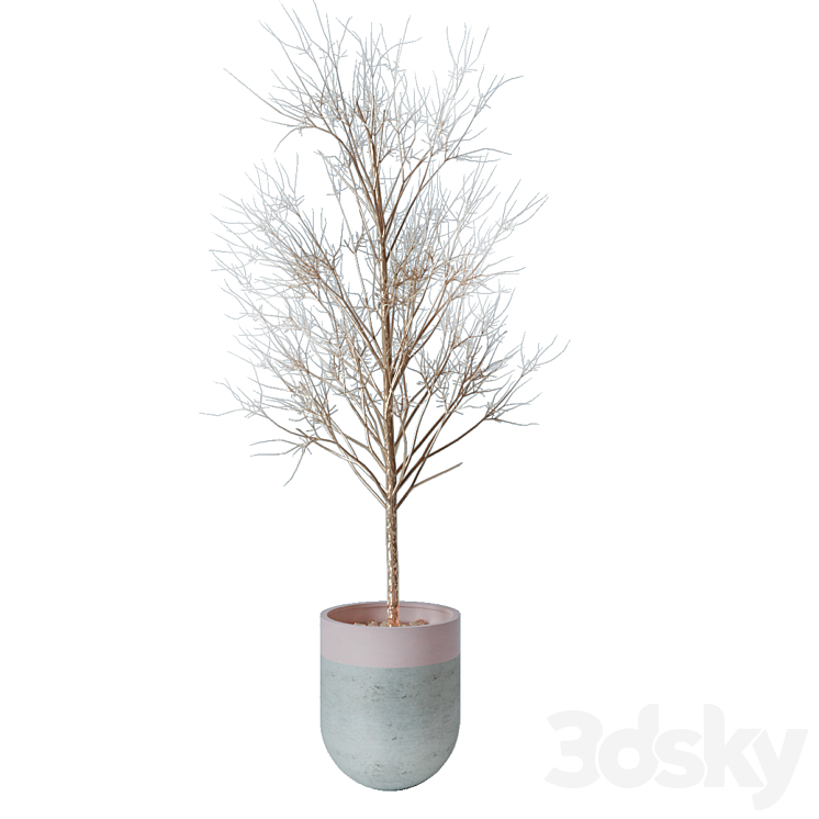 Decorative tree - Indoor - 3D model