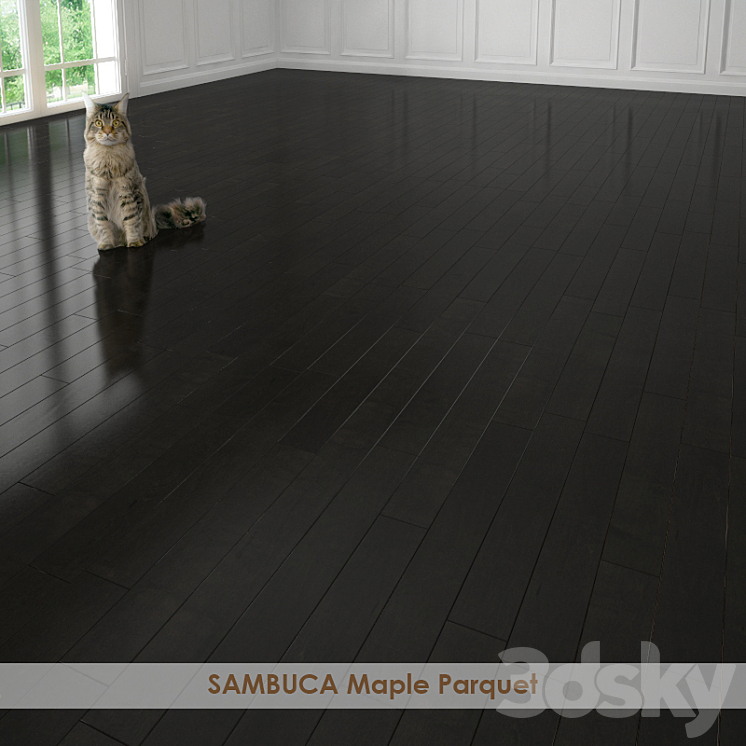 SAMBUCA Maple Parquet - Wood - 3D model
