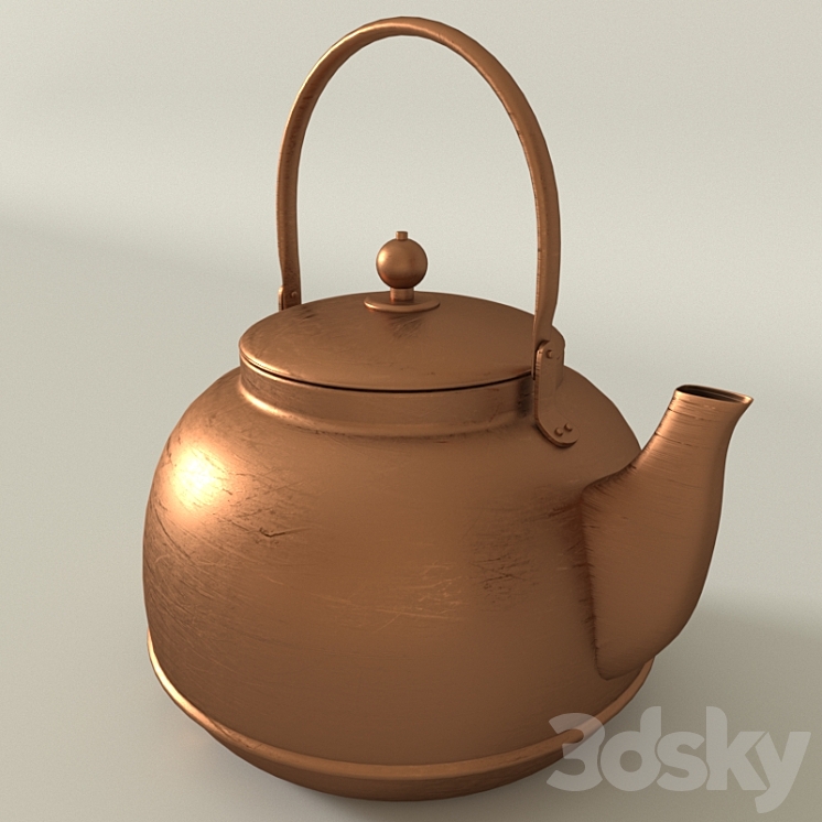 Kettle - Tableware - 3D model