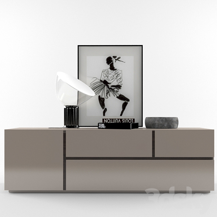poliform free - Sideboard & Chest of drawer - 3D model