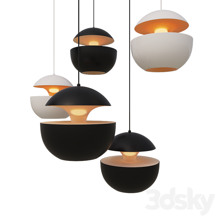Round Lamp - Pendant light - 3D model