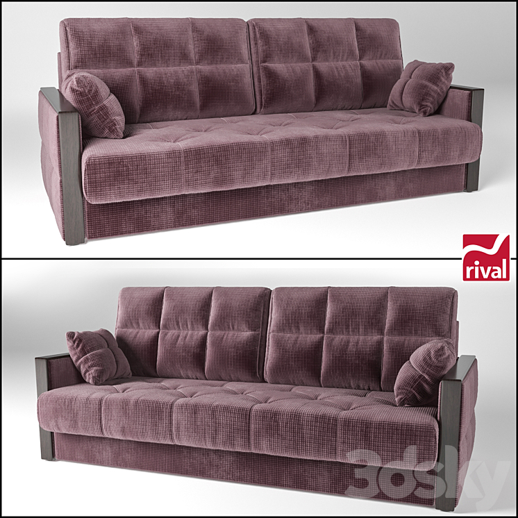 Manhattan. RIVAL. - Sofa - 3D model