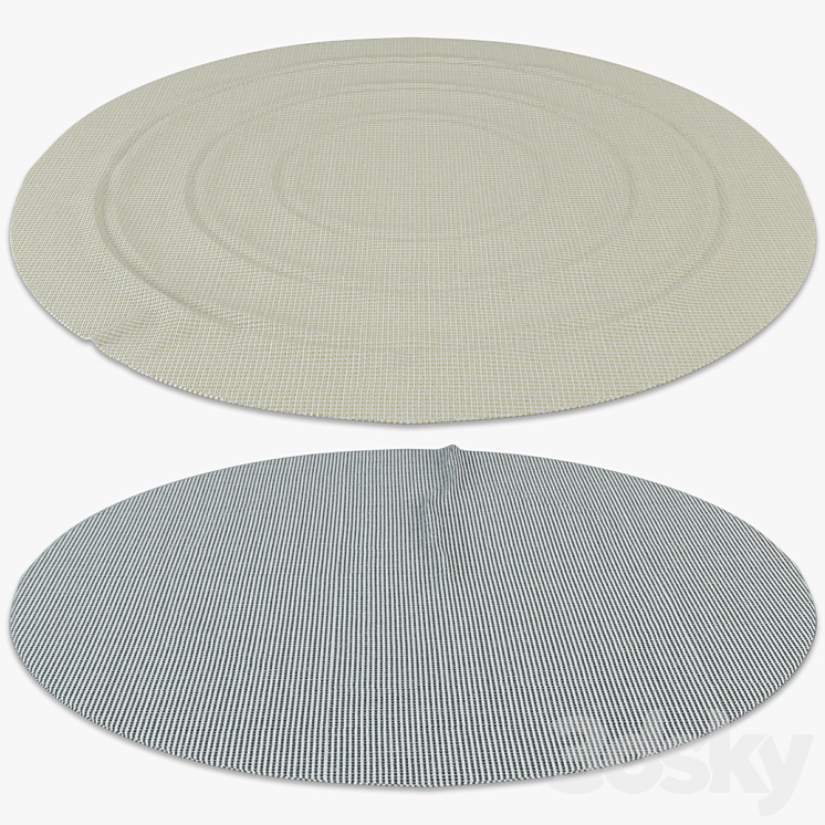 Round Rugs - Carpets - 3D model