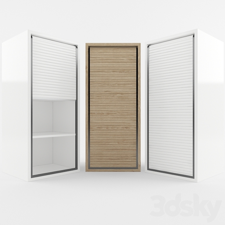 Roller Shutter - Wardrobe & Display cabinets - 3D model