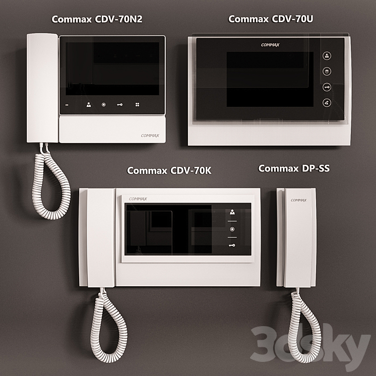 Intercoms COMMAX - PC & other electronics - 3D model