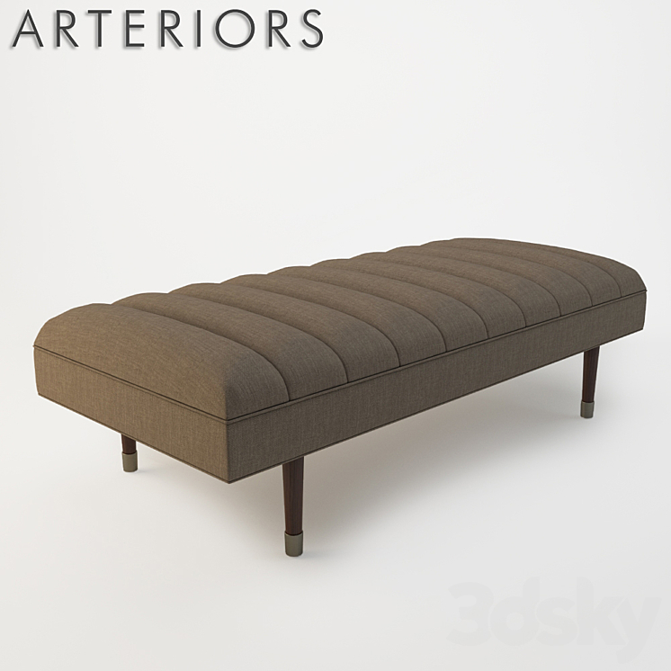 Arteriors Christophe Bench - Other soft seating - 3D model