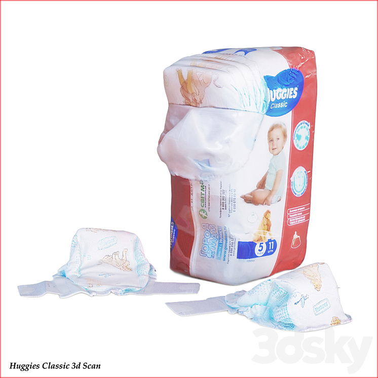 Huggies Classic 3d Scan - Miscellaneous - 3D model