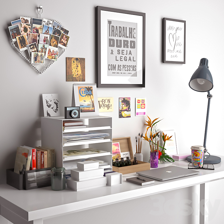 Desk Decoration - Other decorative objects - 3D model
