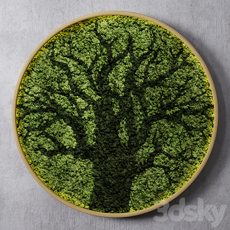 Moss wall tree - Fitowall - 3D model