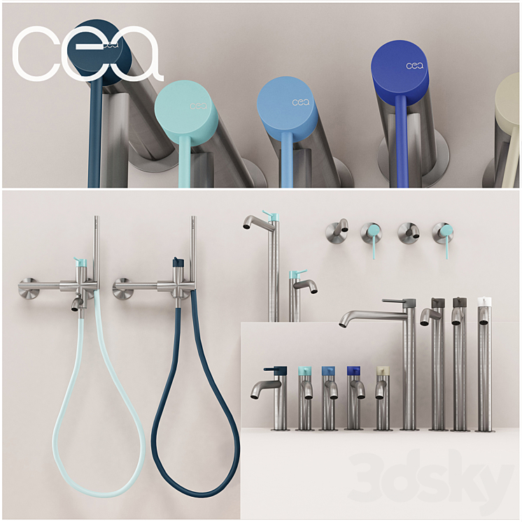 CEA design GASTONE - Faucet - 3D model
