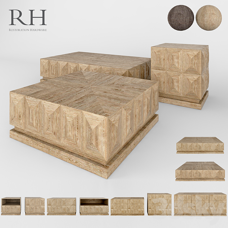 Geometric Bad Collection Restoration Hardware - Sideboard & Chest of ...