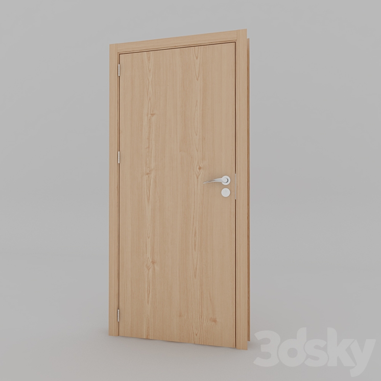 Sample Interior Door - Doors - 3D model