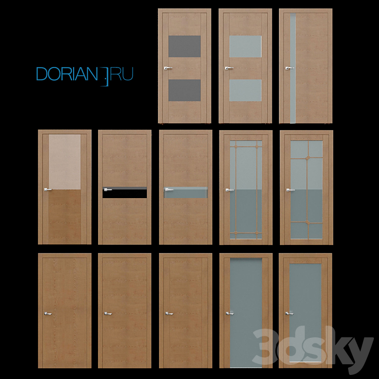 Interior doors Dorian Albero - Doors - 3D model