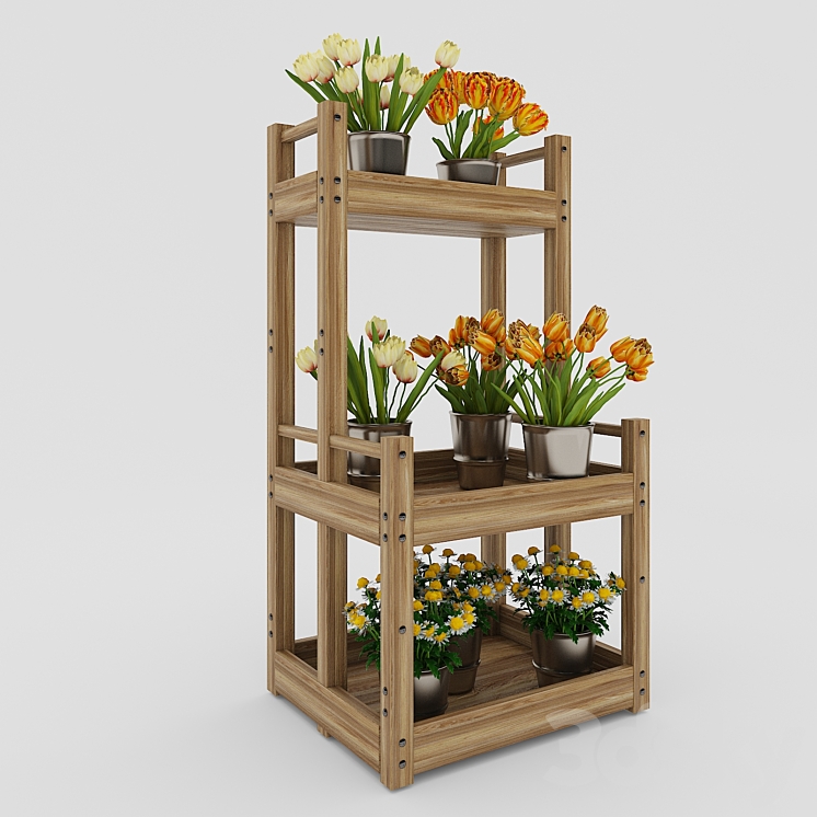 FLOWER SHELF - Indoor - 3D model