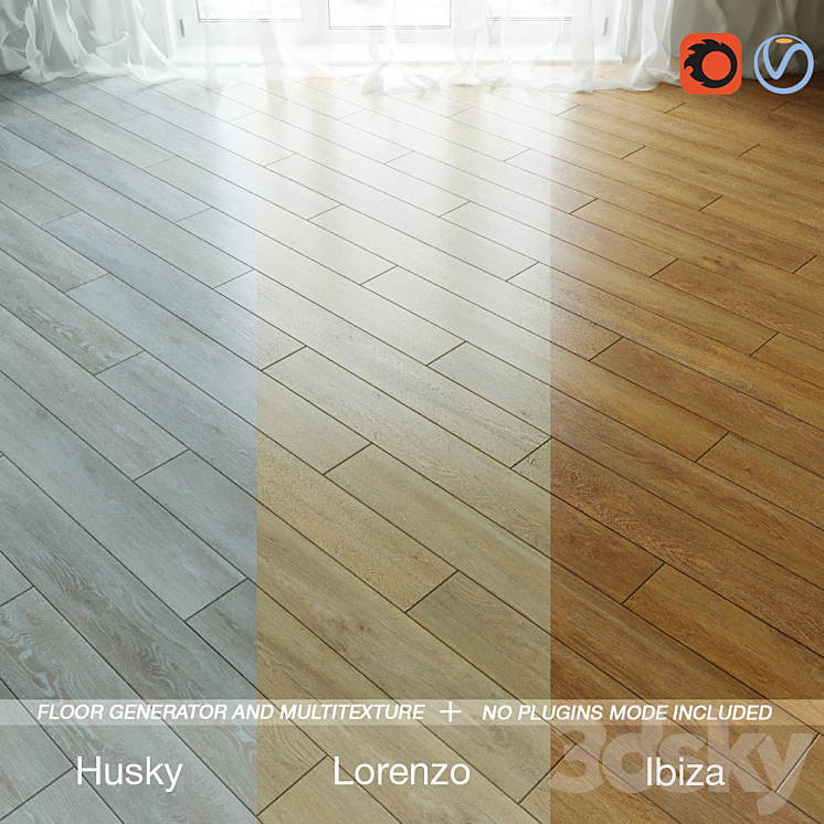 Vinyl Flooring Part 3 - Floor coverings - 3D model