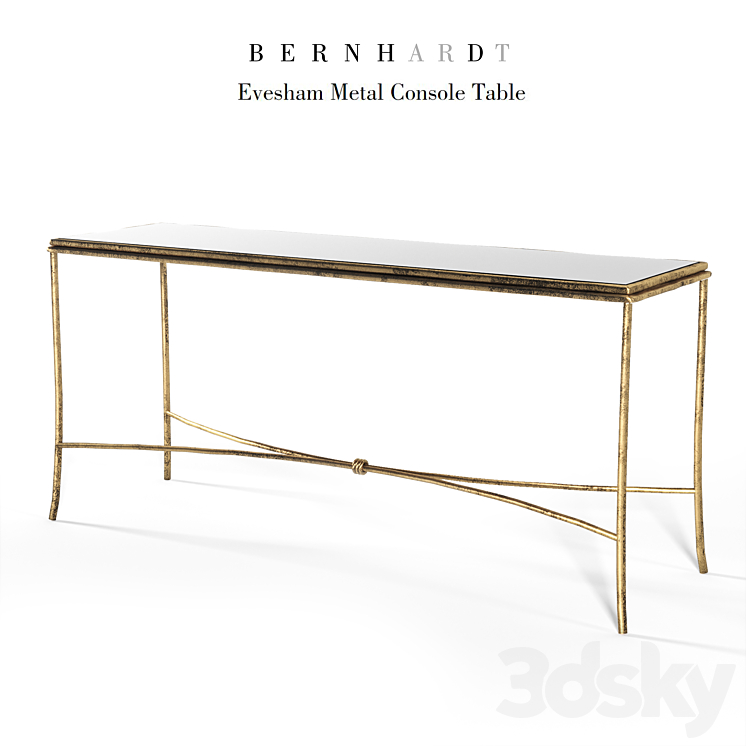 Bernhardt Evesham Metal Console Table - Console - 3D model