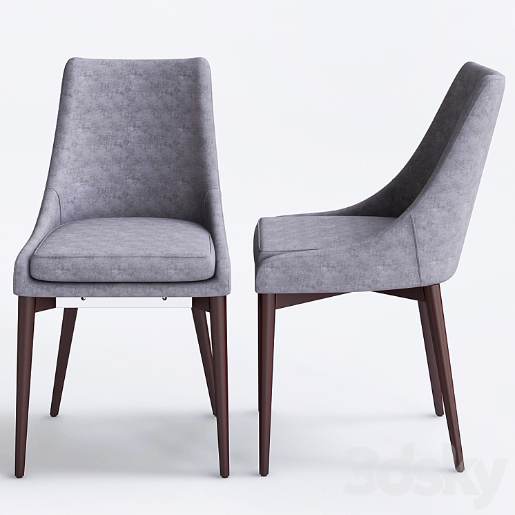 Sullivan Mid Century Dining Chair Wood - Chair - 3D model