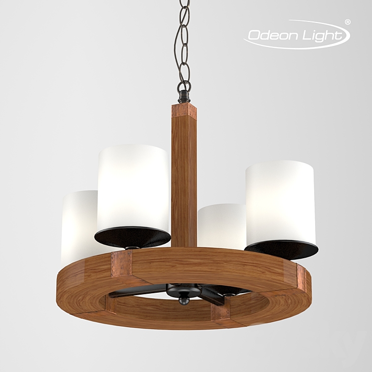 Chandelier Odeon Light 2767/4 FABO - Pendant light - 3D model