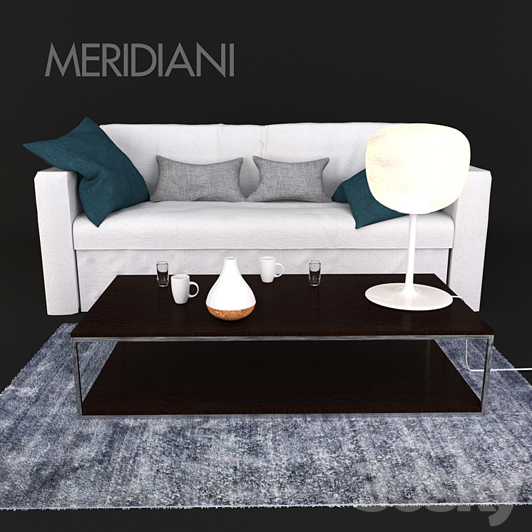 Sofa Meridiani Law - Sofa - 3D model