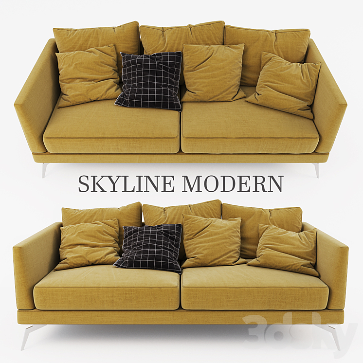 VIP Sofas - SKYLINE MODERN - Sofa - 3D model