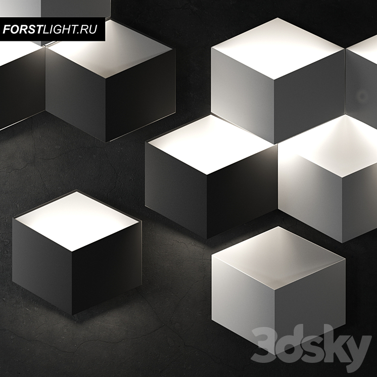Wall Lamp Forstlight Vista - Wall light - 3D model