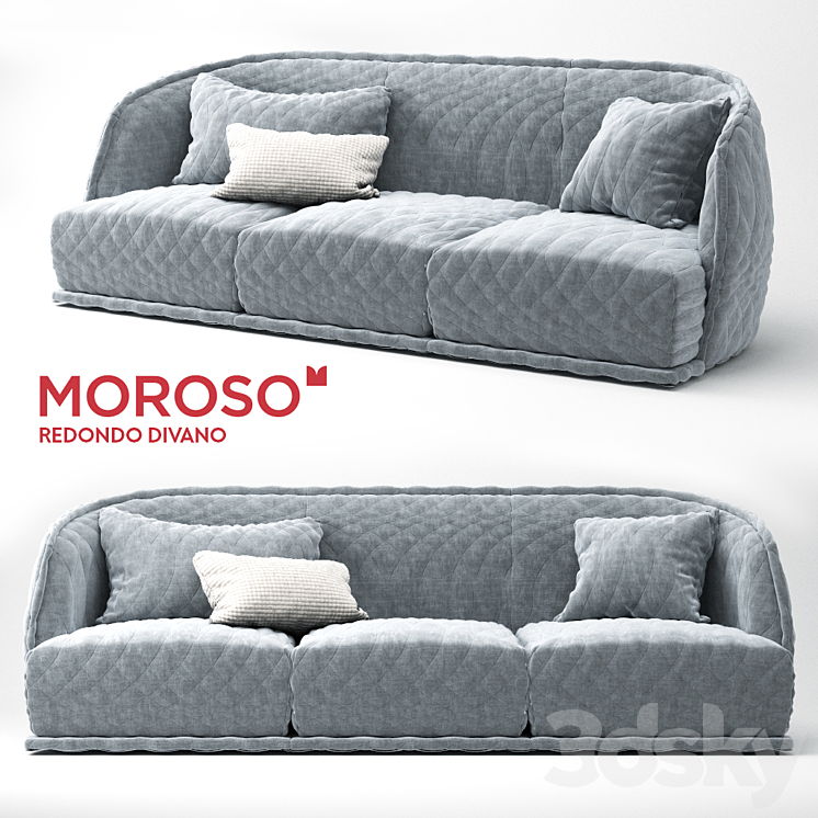 Moroso Redondo Sofa - Sofa - 3D model