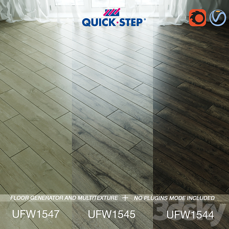 Quick-step Flooring Vol.50 - Floor coverings - 3D model