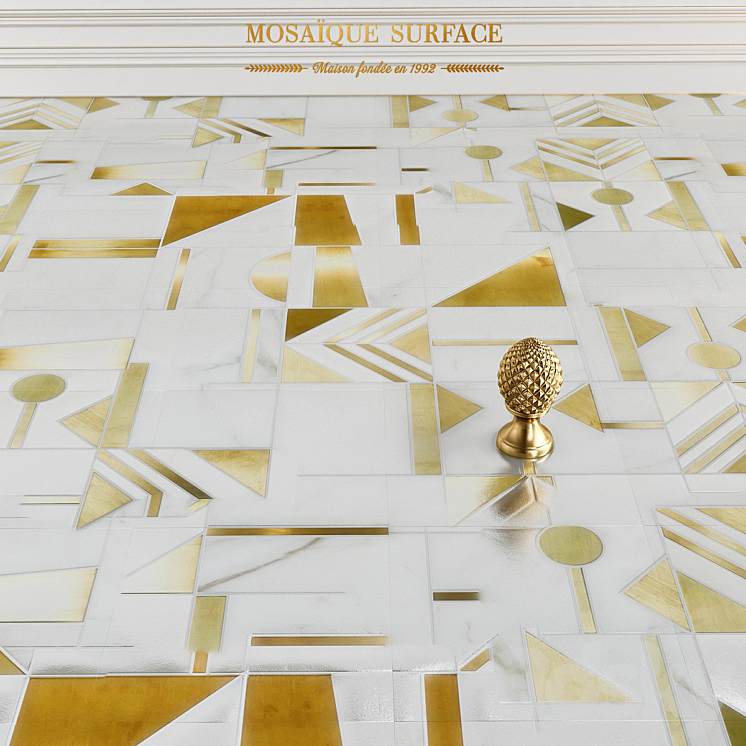 Tiles from Mosaique Surface - Tile - 3D model