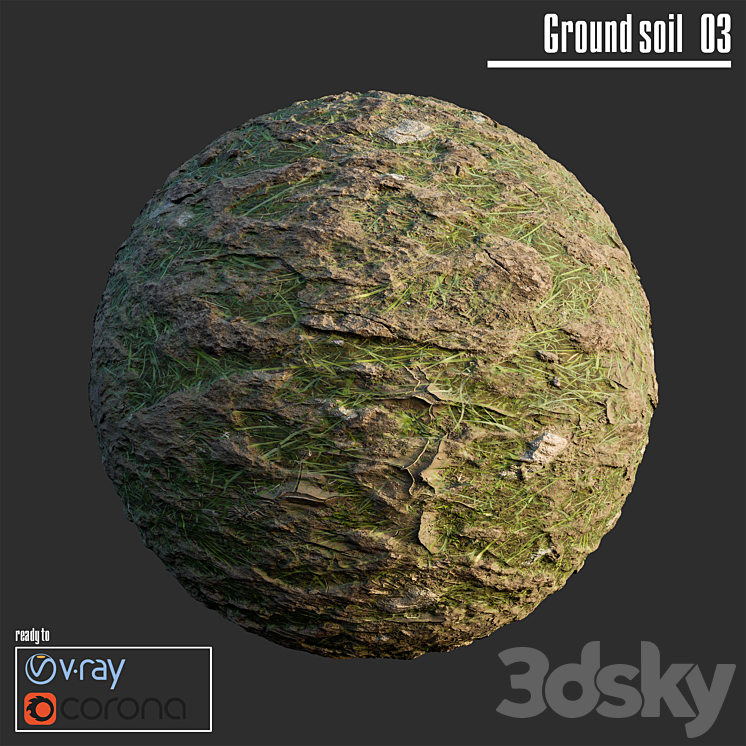 Ground soil 03 - Miscellaneous - 3D model
