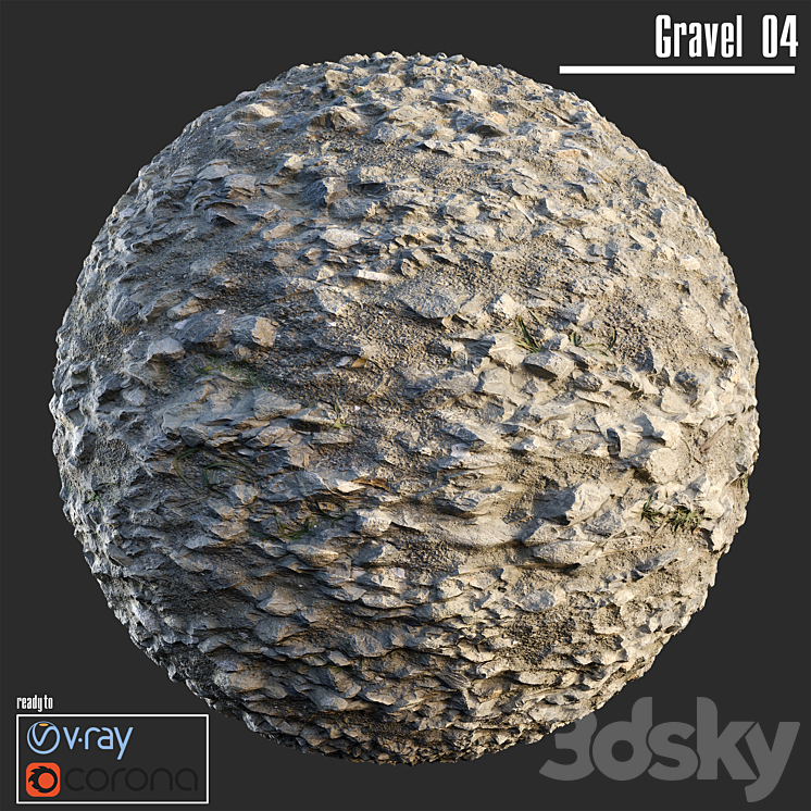 Gravel_04 - Miscellaneous - 3D model
