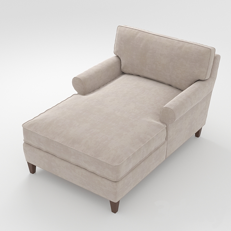 Montclair chaise lounge - Other soft seating - 3D model