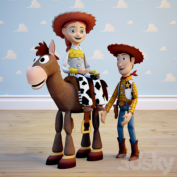 Dolls from the mf "Toy story" - Toy - 3D model