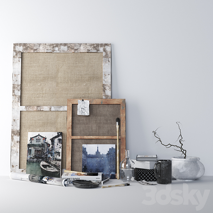 Pinter's Set - Decorative set - 3D model