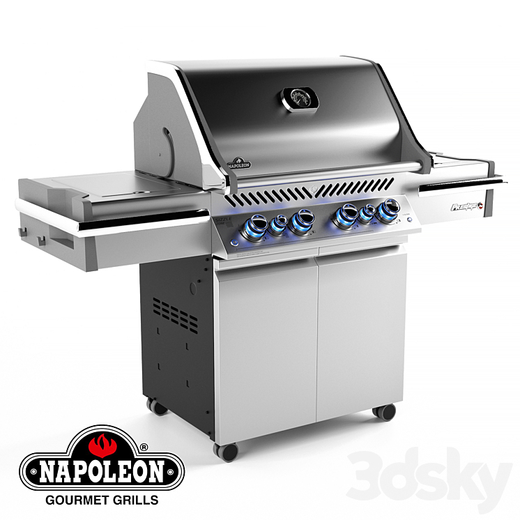 Grill Napoleon PRO 500 - Barbecue and grill - 3D model