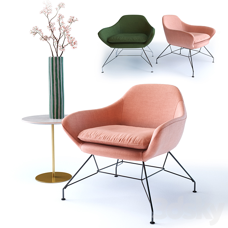 Manta Quinti Sedute - Arm chair - 3D model