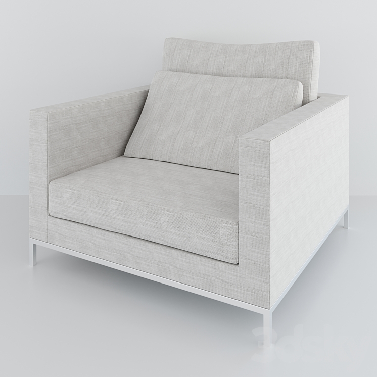 BALTUS ARMCHAIR 1X1 - Arm chair - 3D model