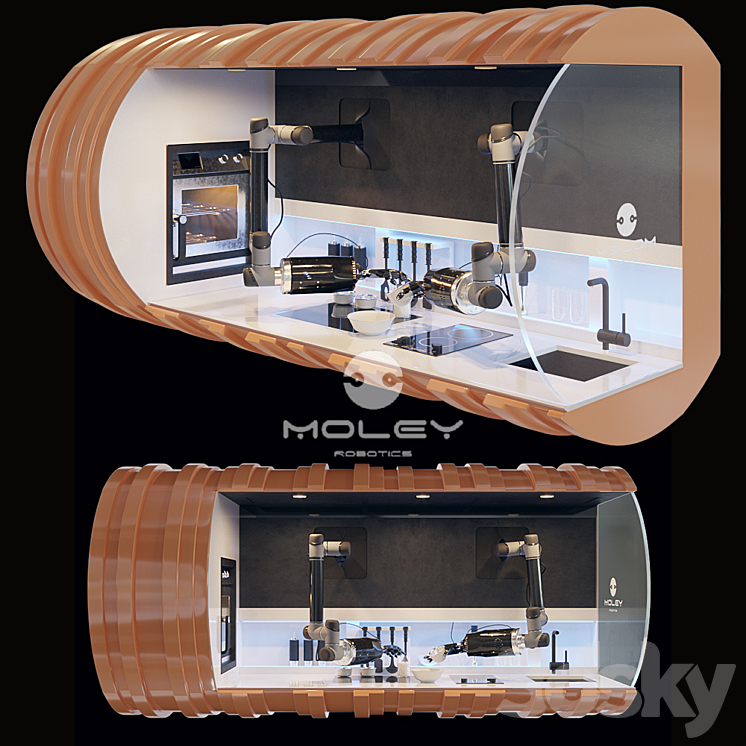Robot-chef from Moley Robotics - Kitchen appliance - 3D model