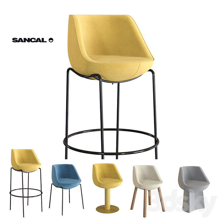 Magnum Chair Collection - Chair - 3D model
