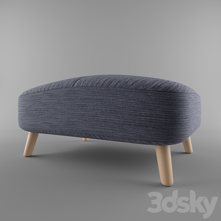 Cozy Foot Stool - Other soft seating - 3D model