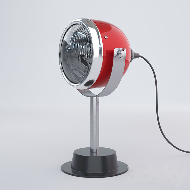Table light (headlight) - Table lamp - 3D model