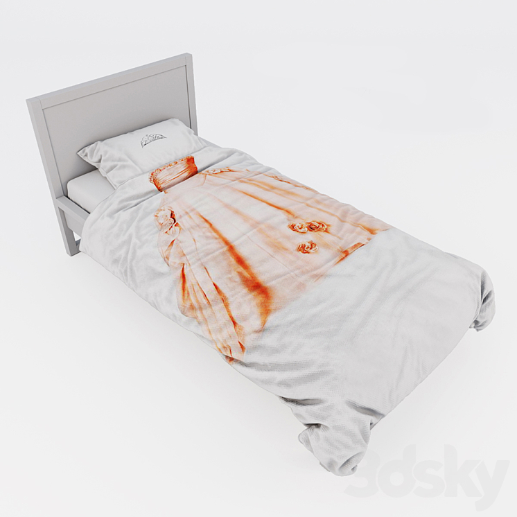 SNURK - PRINCESS - Bed - 3D model