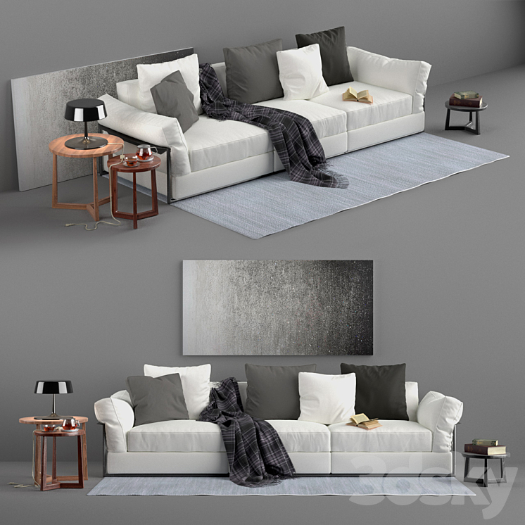 ZENO sofa - Sofa - 3D model