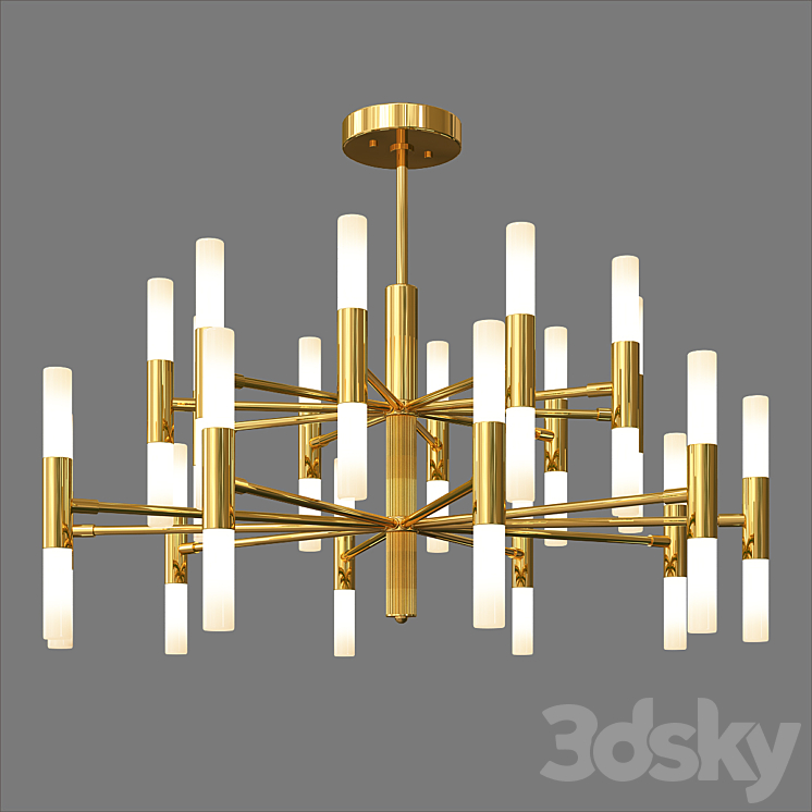 Classic ceiling light_2 - Pendant light - 3D model