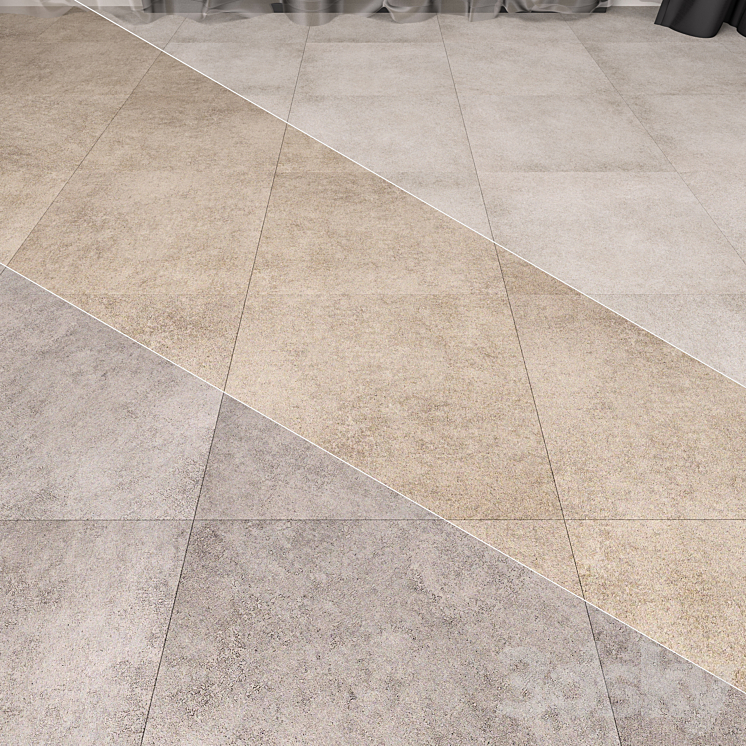 Gres Floor Set 3 - Tile - 3D model