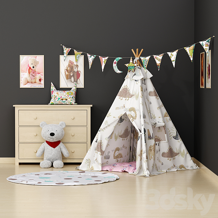 Wigwam_room - Miscellaneous - 3D model