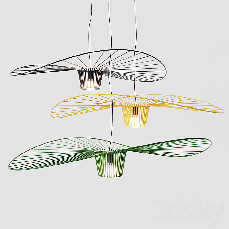 Hanging lamp HAT - Pendant light - 3D model
