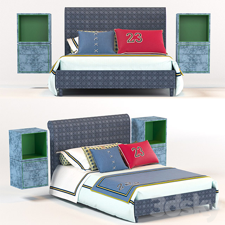 Halley Love Love 40 LL - Bed - 3D model