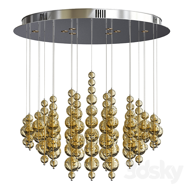 Bubble Light Fixture Chandelier - Pendant light - 3D model