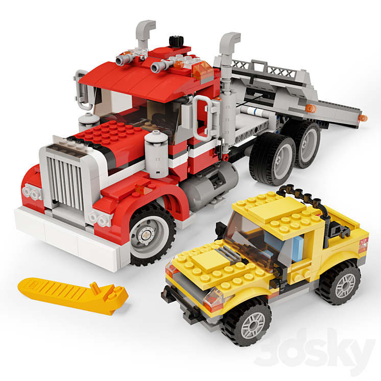 LEGO Creator №7347 Part 1 - Toy - 3D model