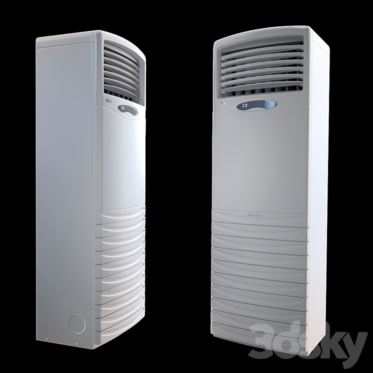 Column Air Conditioner LG P O5LH - Household appliance - 3D model